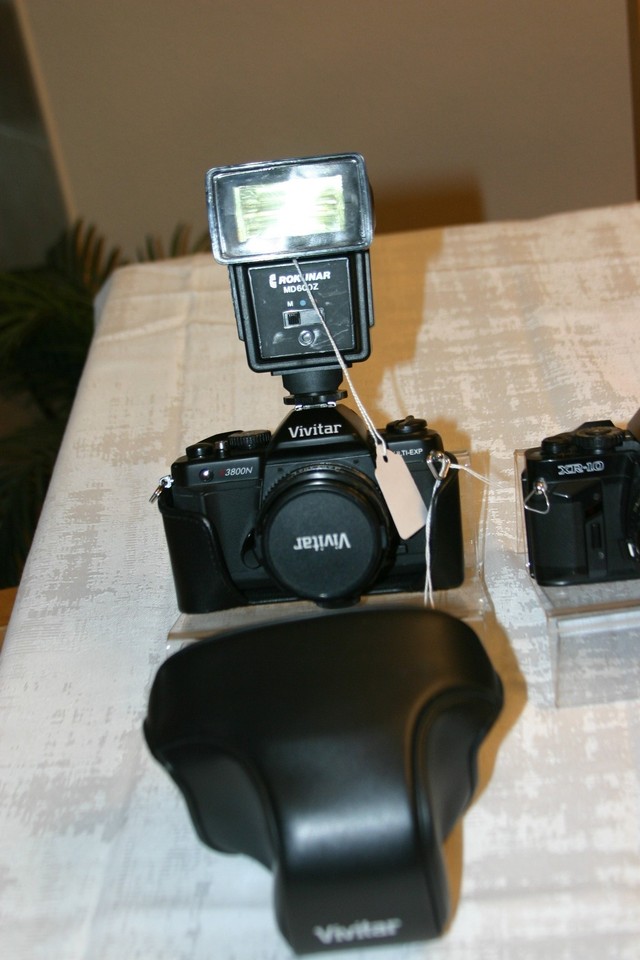 VINTAGE TESTED Student Camera Special Ricoh XR10 & Vivitar V3800 K ...