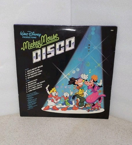 Walt Disney Mickey Mouse Disco LP VINYL 2504 Excellent Condition | eBay