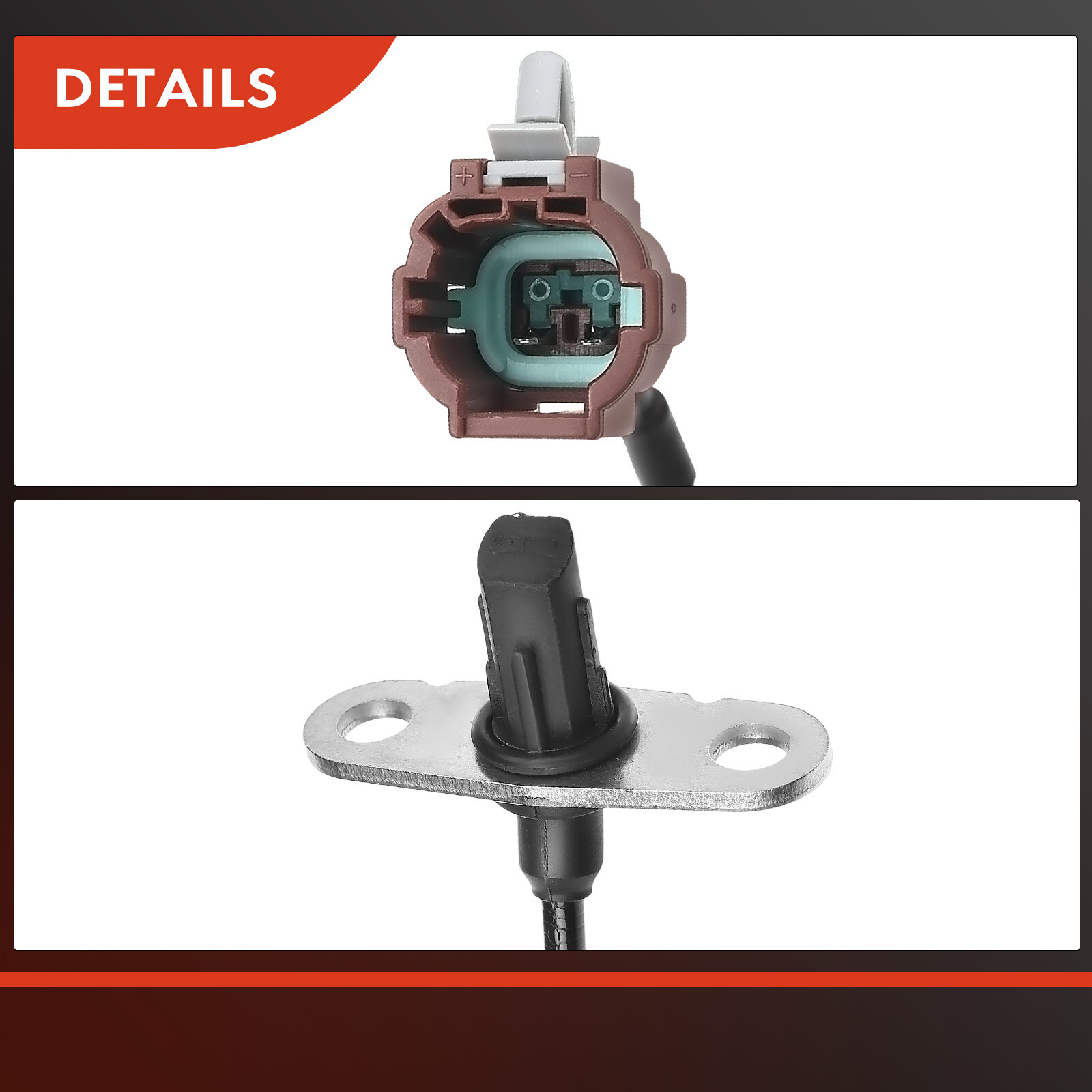 2Pcs Rear Side ABS Wheel Speed Sensor for Nissan Frontier 2005-2019 ...