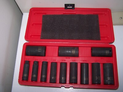napa professional 12 Piece 3/8-Inch Drive Deep 12 Point Impact Socket ...
