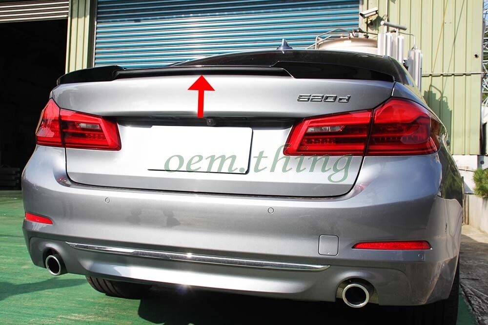 2017-2022 Fit FOR BMW 5er G30 4D Sedan V Look Rear Trunk Boot Spoiler ...