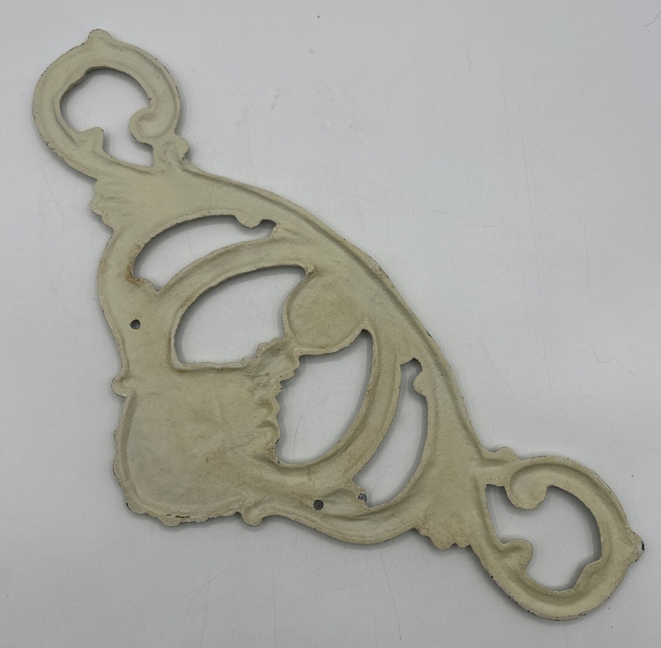 Metal Cast Iron? Painted Scroll Topper Over The Door Wall Decor Off ...