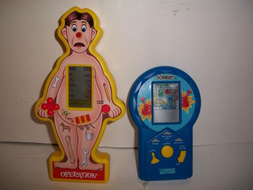 HANDHELD GAMES OPERATION & SORRY HASBRO PARKER BROTHERS COLLECTIBLE ...