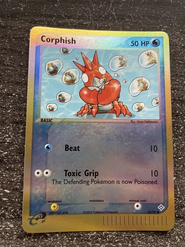 CORPHISH REVERSE - POKÉMON 54/97 EX DRAGON NEUF ANGLAISE | eBay
