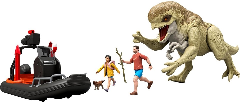 Jurassic World Rebirth Distortus Rex Island Escape Set Action Figure ...