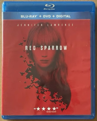 Red Sparrow Blu-ray DVD 2-Disc Movie Set Jennifer Lawrence F8009 | eBay