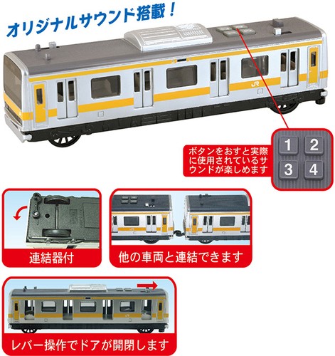 Toyco Sound Train E231 JR Sobu Line Japan Model Friction drive Original ...