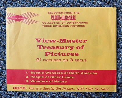 Vintage View-Master Treasury of Pictures 1950's View-Master Packet ...