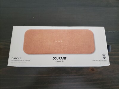 Courant Catch:2 Essentials Belgian Linen Dual Wireless Charging Pad ...