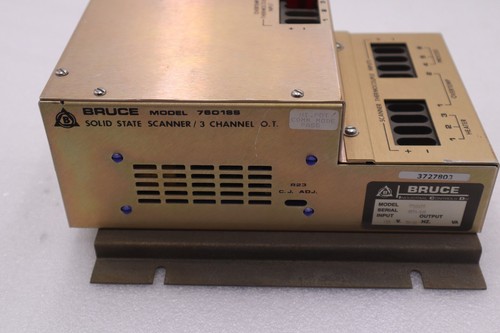 BRUCE 7601SS SOLID STATE SCANNER 3 CHANNEL O.T STOCK #2826 | eBay
