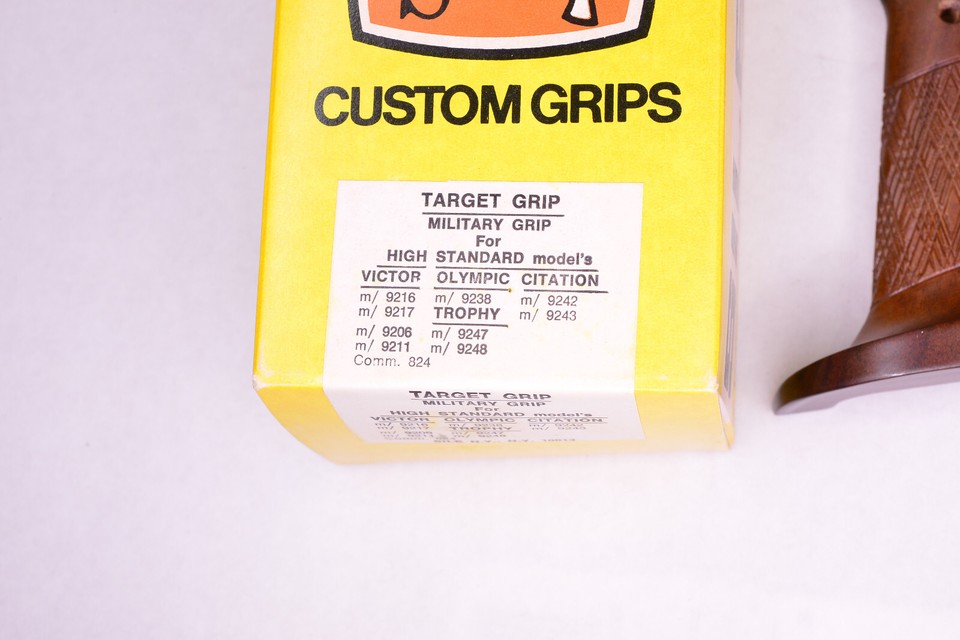 TARGET pistol grips for HIGH STANDARD Gun Parts NEW! RARE GRIPS GREAT ...