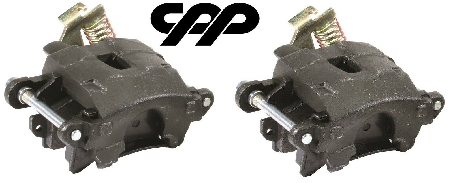 PAIR STAGGERED REAR DISC BRAKE CONVERSION CALIPERS PADS 80 85 CADILLAC ...