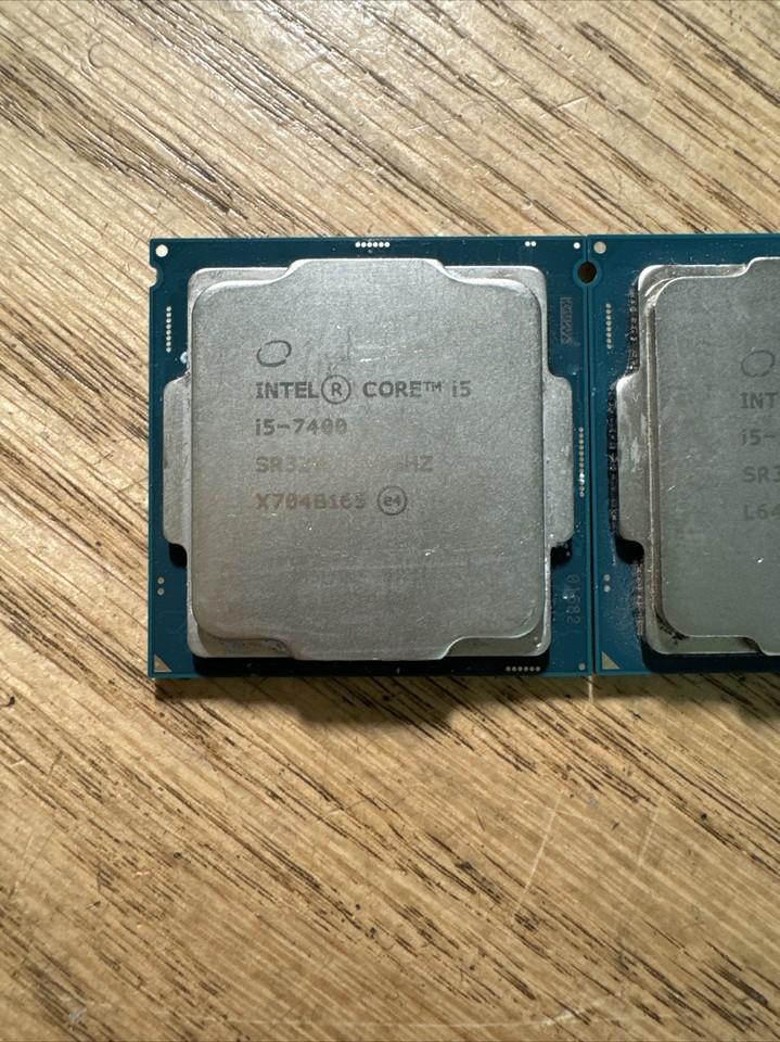 Lot Of 2 Intel Core i5 7400 CPU Processor SR32W 4 Core Quad Core 3.0GHz ...