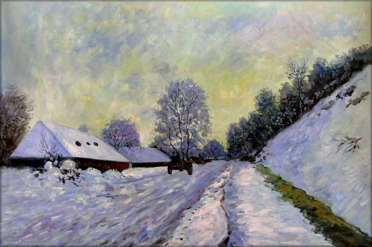 Monet Snow Paintings