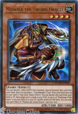 MAMA-EN026 Mudora the Sword Oracle :: Ultra Rare 1st Edition Mint ...
