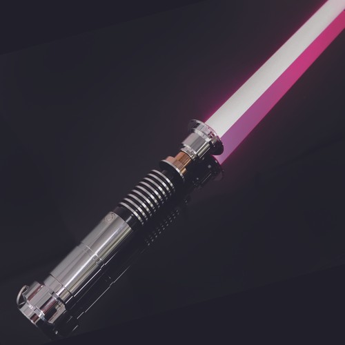 Hot Star Wars Luke Skywalker Lightsaber Silver Metal 12 Colors RGB ...