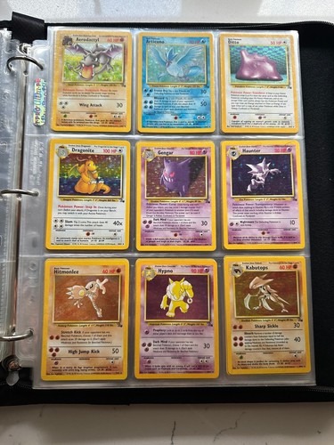 Pokemon Fossil Complete Set 62/62 - Unlimited Edition | eBay