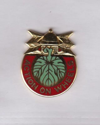 US Army 346th Transportation Battalion crest DUI badge G-23 clutchback ...