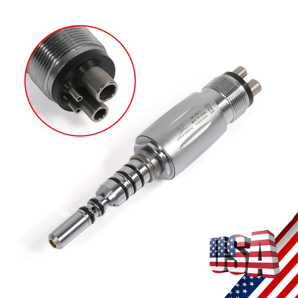 Dental Fiber Optic Turbine Handpiece High Speed Fit KAVO LED Coupler 4 ...