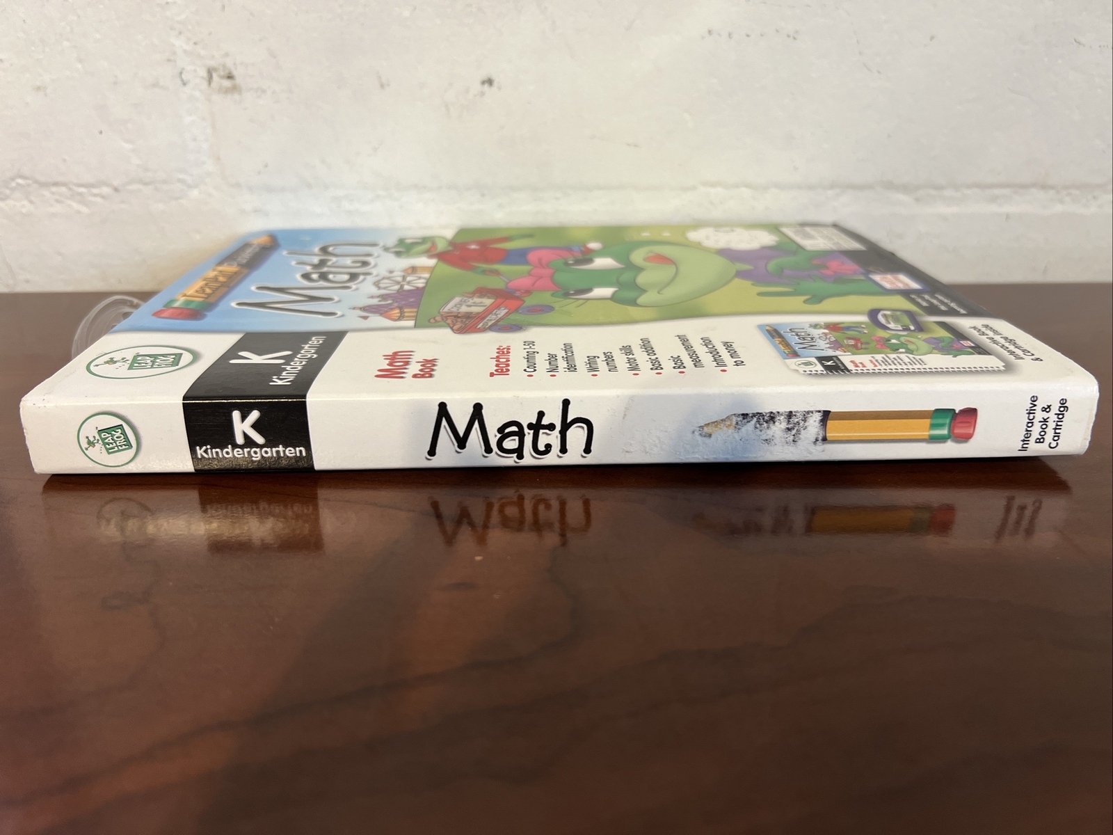 Leapfrog LeapPad Math Kindergarten Interactive Book Plus Cartridge | eBay