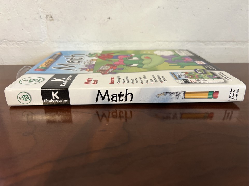 Leapfrog LeapPad Math Kindergarten Interactive Book Plus Cartridge | eBay