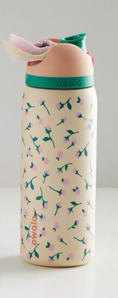 OWALA Freesip 32oz Urban Outfitters UO Exclusive Tea Time Pink Water ...