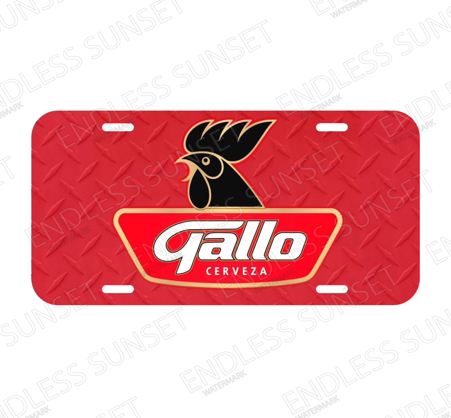 Gallo Cerveza Guatemalan Rooster Beer Guatemala License Plate Front ...