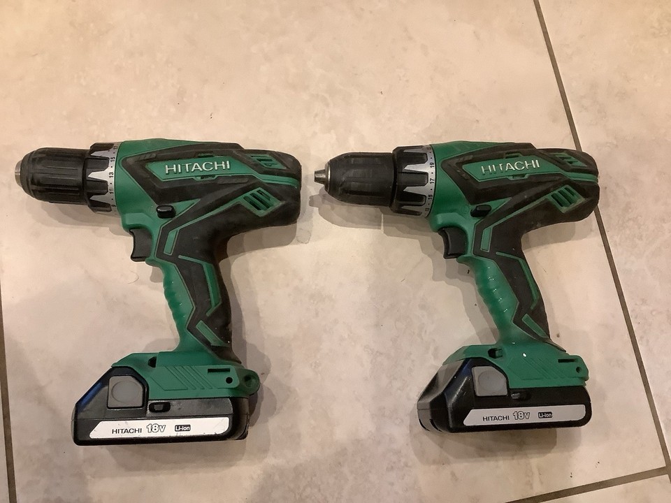 Hitachi Koki DV 18DGL/DS18DGL Cordless Combi Drill /Cordless Driver ...
