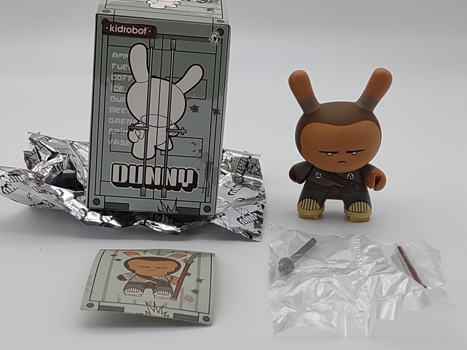 Kidrobot Dunny Post Apocalypse Sanjuro The Ronin 3" Vinyl Mini Figure ...