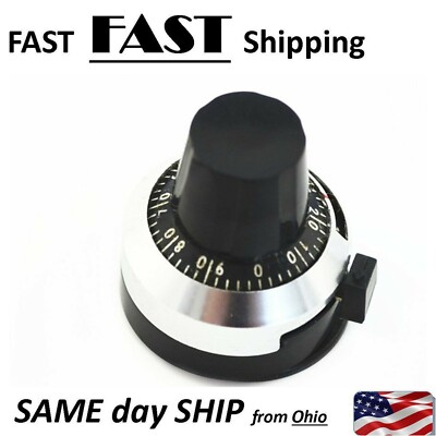 6.35mm Diameter POT Potentiometer knob lockable Precise Dial rotary ...