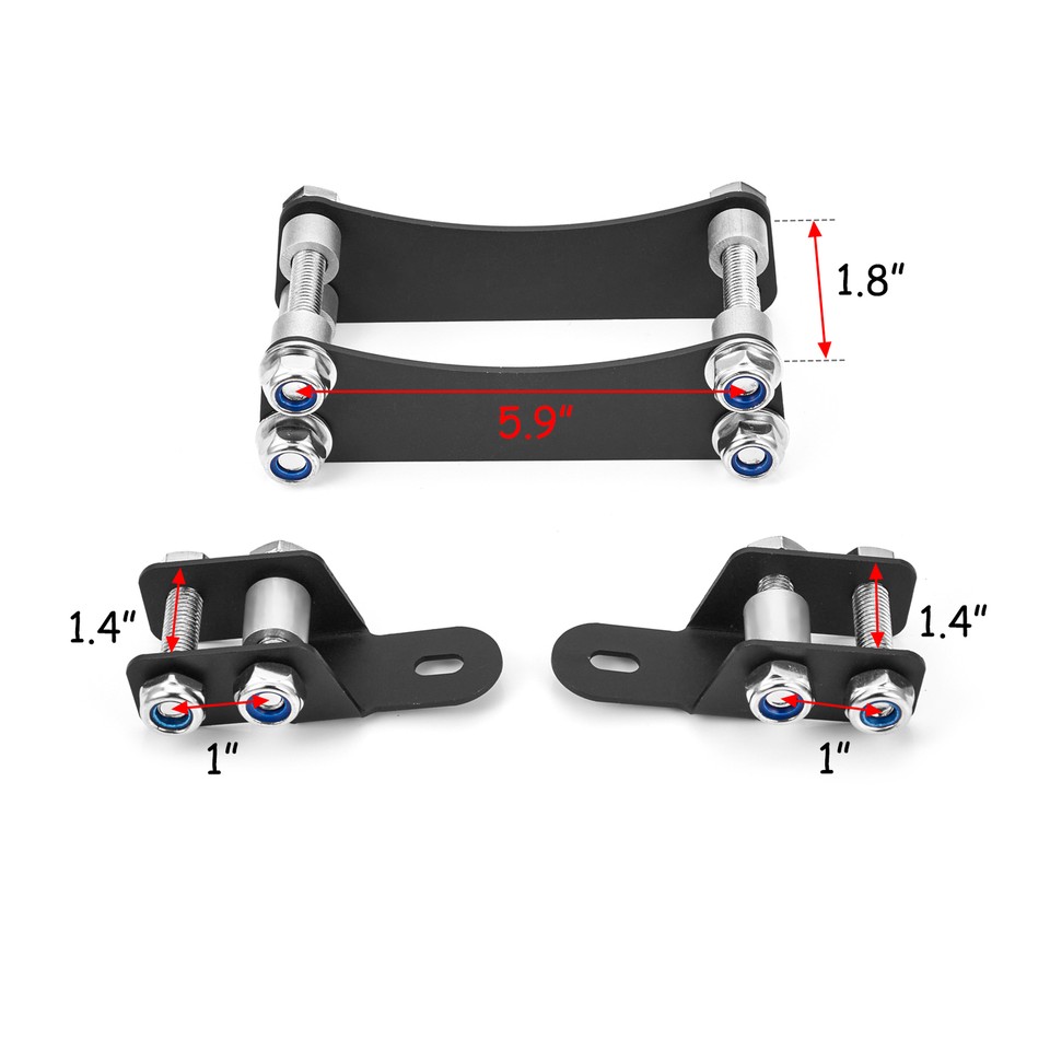 Steel Front Rear 2" Suspension Lift Kit For Honda Rincon TRX 650 & 680 ...