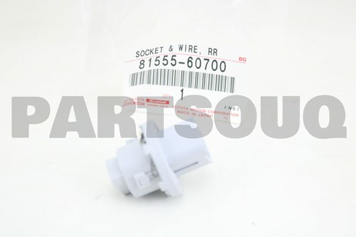 8155560700 Genuine Toyota SOCKET PLUG, NO.2 81555-60700 | eBay