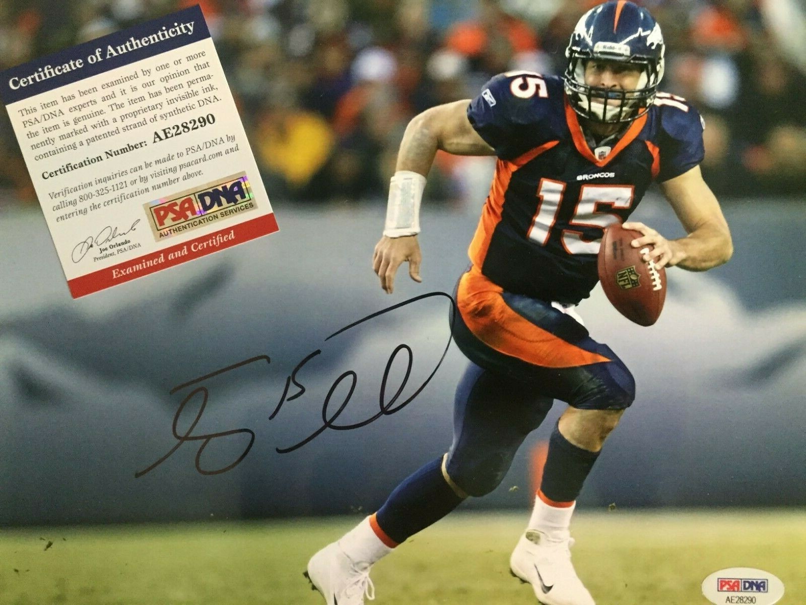 Tim Tebow | Autographed Football Memorabilia & NCAA Merchandise