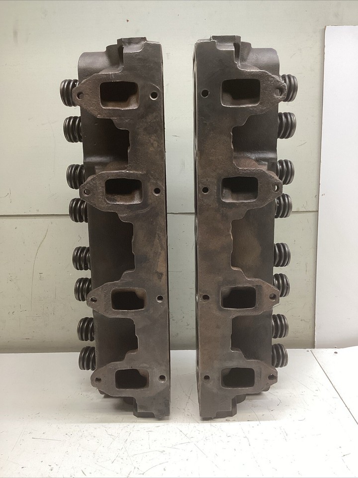 1968-1969 Ford Mustang 390 428 FE Cylinder Head Set C8AE-H DATE-8A29 ...