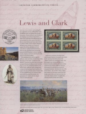 #710 37c Lewis and Clark #3854 USPS Commemorative Stamp Panel | eBay