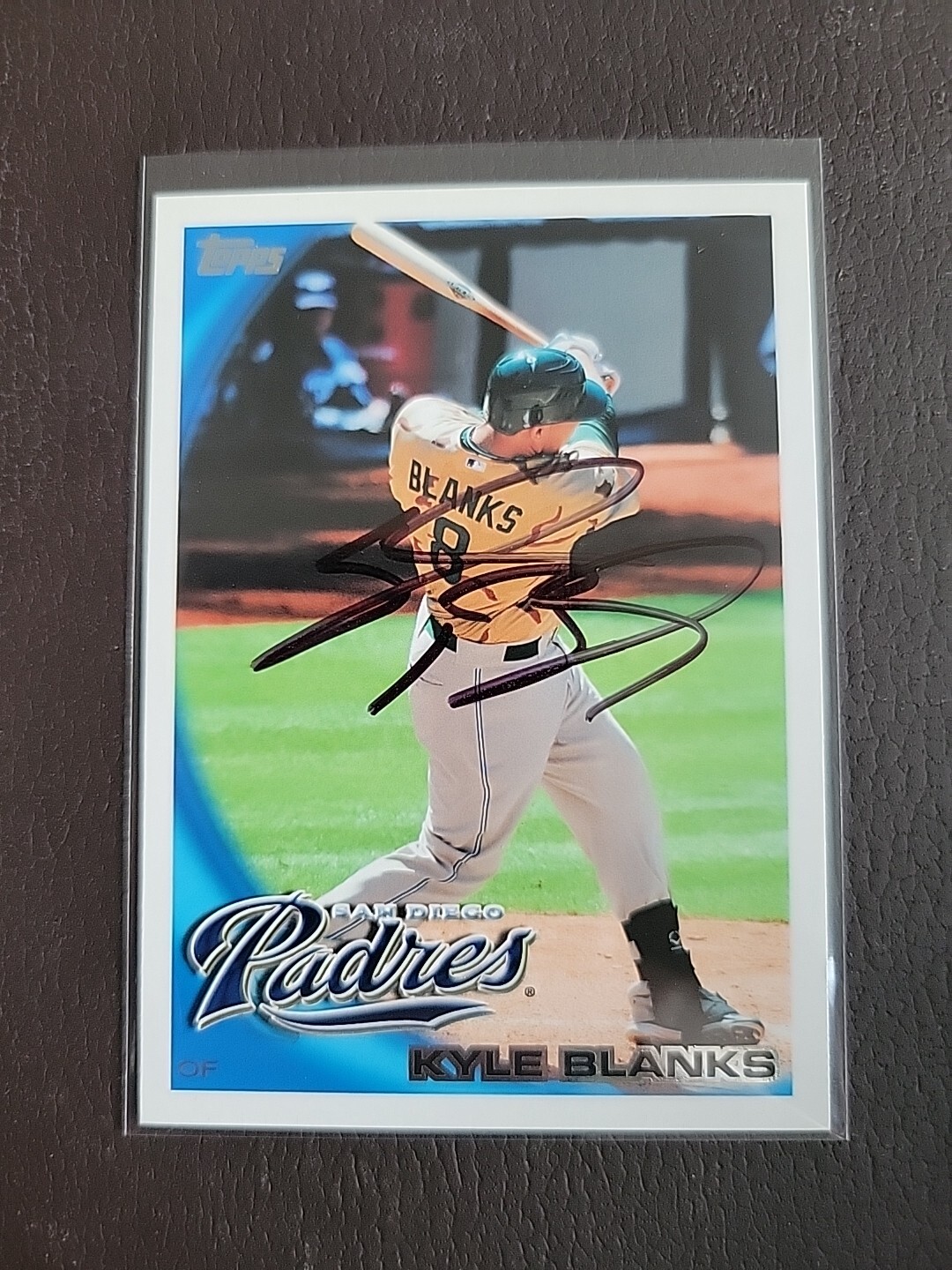 2010 Topps Series One Kyle Blanks Signed IP Auto San Diego Padres ...
