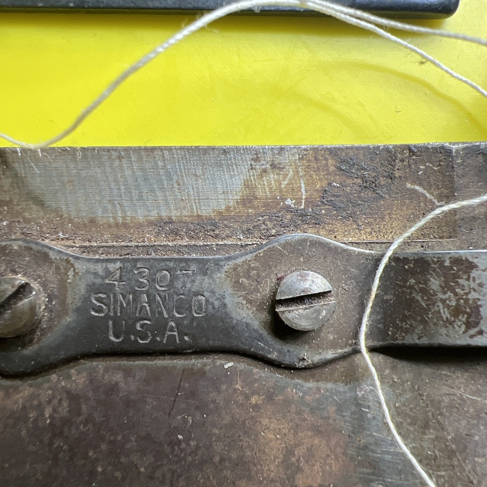 Vintage Sewing Machine Attachments parts 2 Simanco Plates | eBay