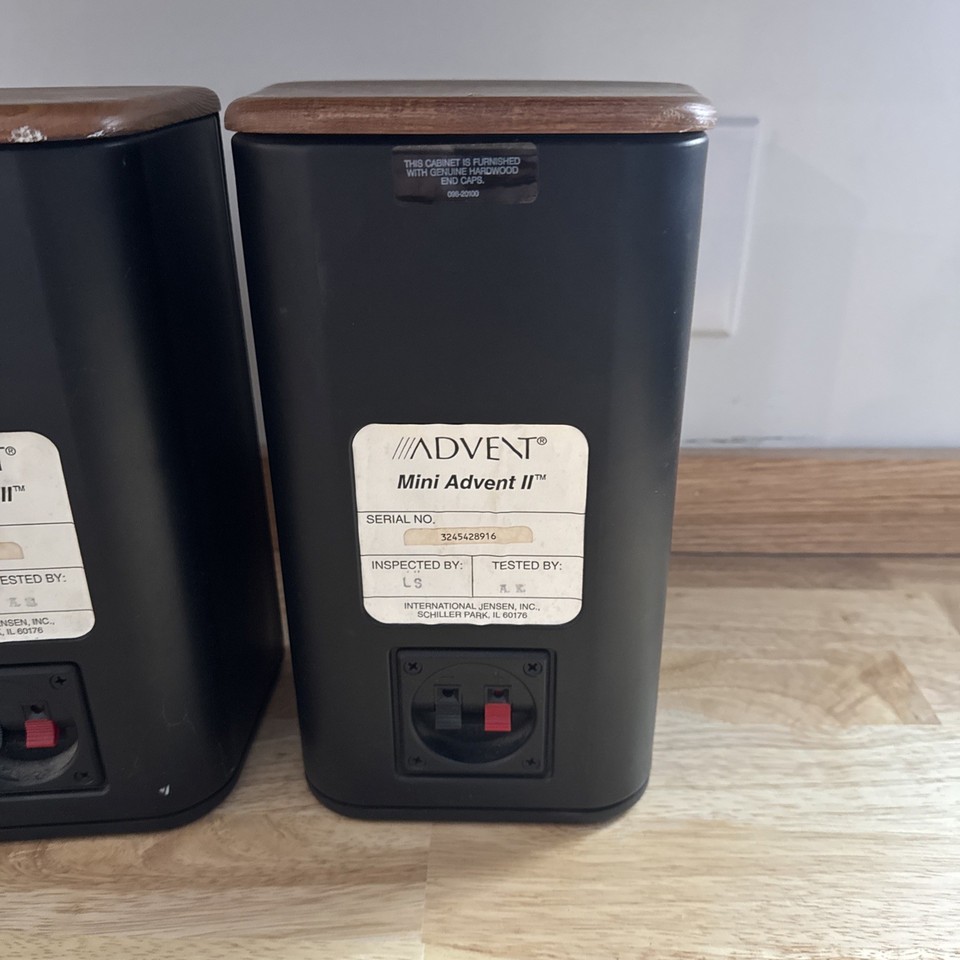 Tested Vintage Pair of Mini Advent II 2-way Stereo Speakers in Good ...
