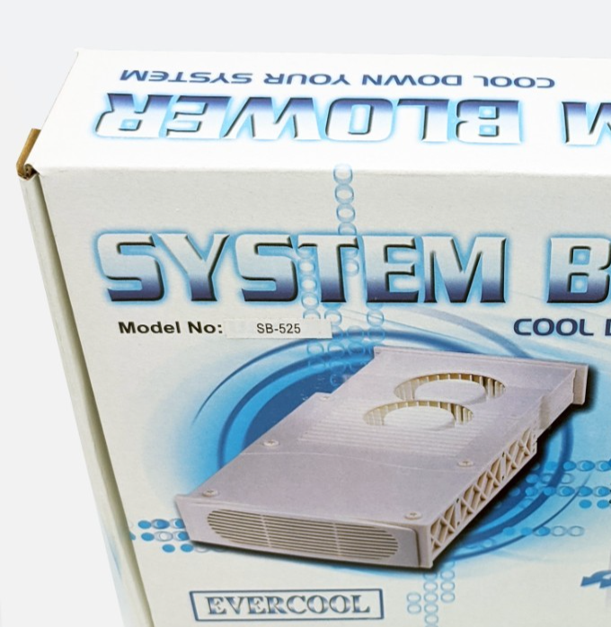 NEW Evercool SB-525 PC 5.25" Drive Bay Mounted System Cooling Blower w ...