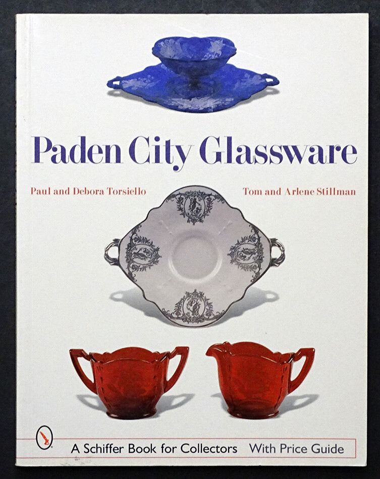 ANTIQUE Vintage PADEN CITY GLASSWARE Ref Book ART GLASS / Orchid ...