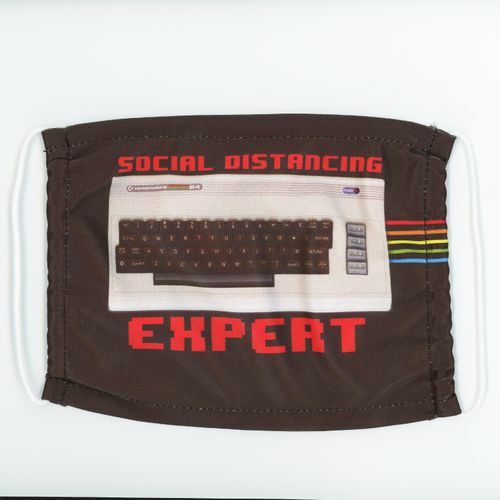 Facemask Face Mask Covering - Retro Image - C64 Commodore 64 | eBay