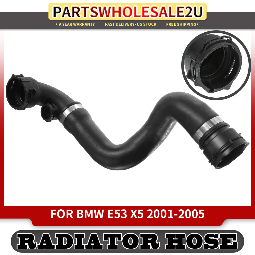 Upper Radiator Coolant Hose Pipes For BMW E53 X5 2001-2006 L6 3.0L ...