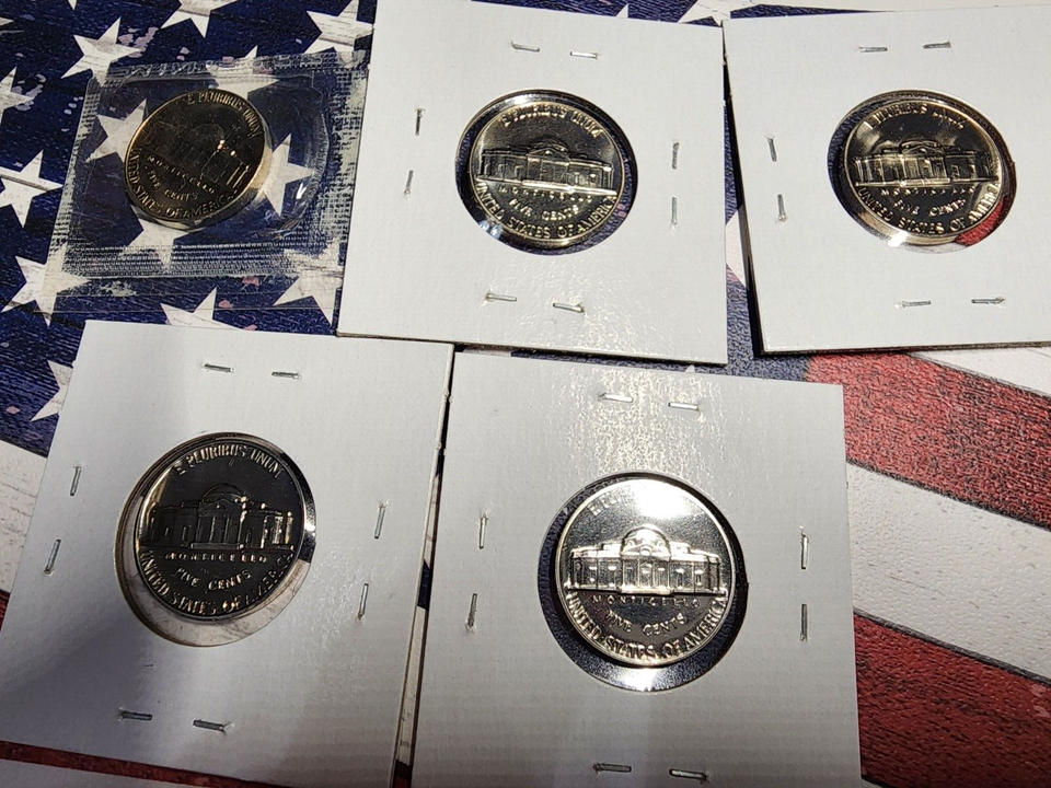 1965 SMS 1966 SMS 1967 SMS 1968 S 1969 S Jeffersons PROOF 5 Coins -FREE ...