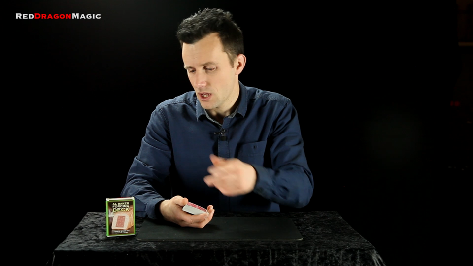 Al Baker Forcing Deck (Bicycle) Simple / Easy Playing Card Magic Trick ...