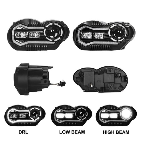 LED Headlight Headlamp for BMW R1200GS 2004-2012 R 1200 GS Adv 2005 ...