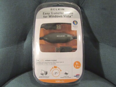 Belkin F5U258 Easy Transfer Cable for Windows Vista NIB | eBay
