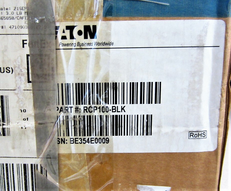 Eaton RCP100-BLK Remote EPO Switch New Open Box | eBay
