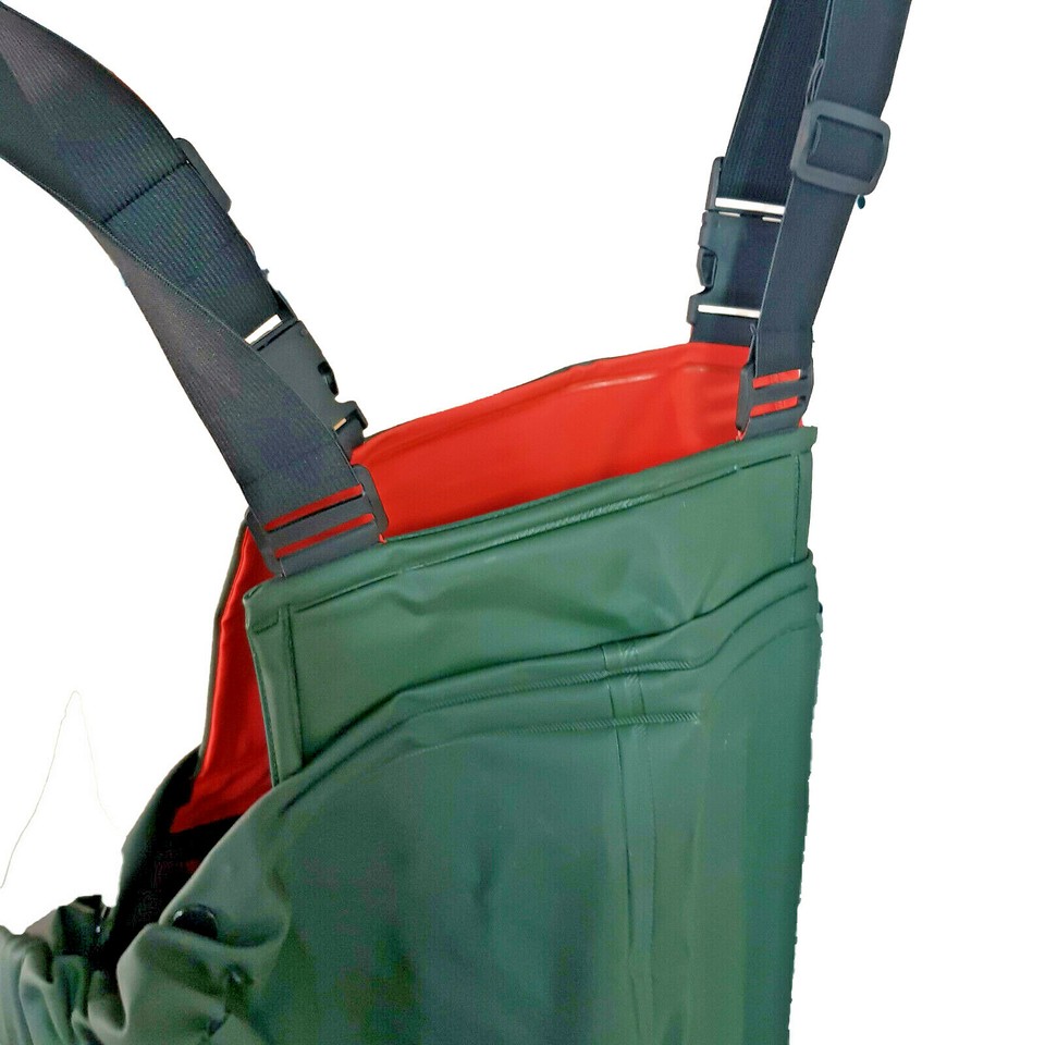 PVC Fishing Chest Waders Waterproof Booted Pants Rafting Wading Hunting ...