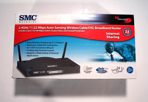 SMC Networks 2.4GHz Wireless Cable/DSL Broadband Router (Model ...
