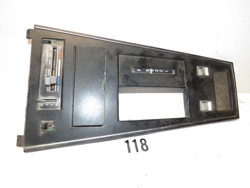 77-82 Corvette Shift Shifter Console Plate w/ Power Windows, Heater ...
